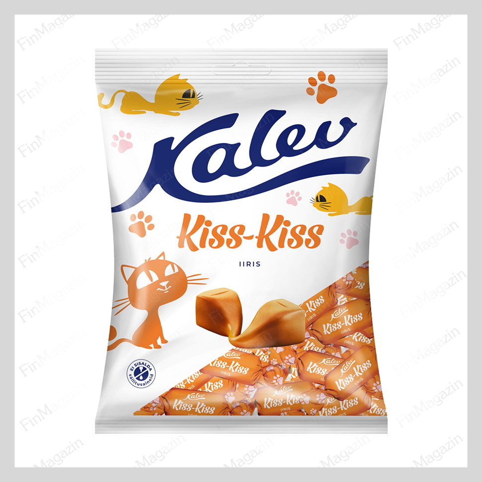 Ирис "Кис-кис" Kalev Kiss-kiss 150 гр купить | Товары из Финляндии