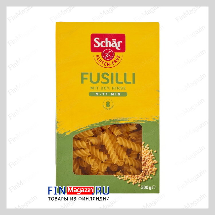 Макароны рожки "Fusilli" без глютена Schar 500 гр купить | Товары из ...