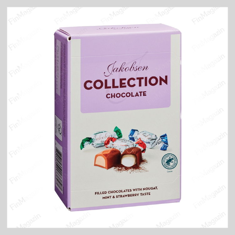 Конфеты Jakobsen Collection с нугой, мятой и клубникой 125 гр купить ...