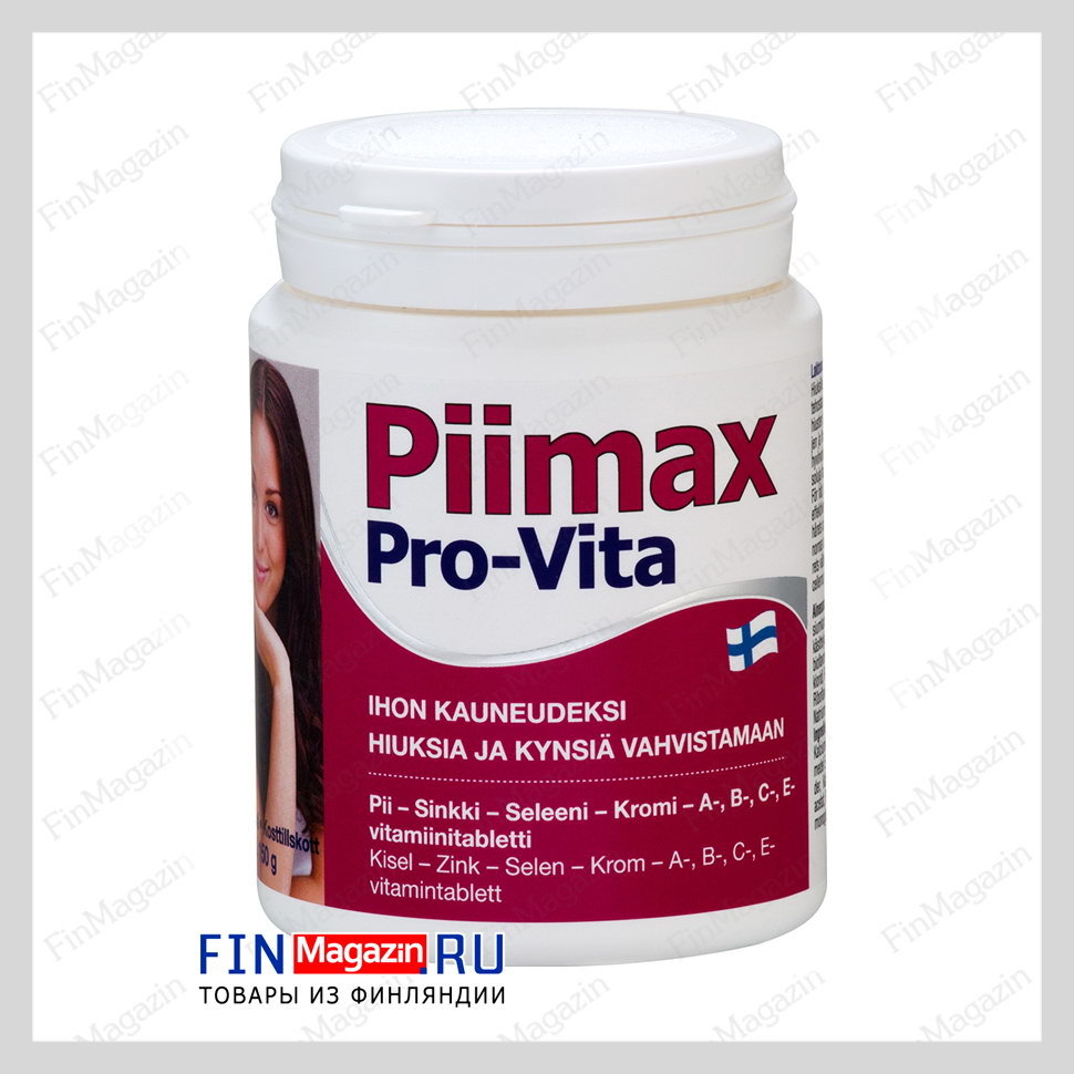 Комплекс витаминов с кремнием для кожи, волос и ногтей PIImax Pro-Vita ...