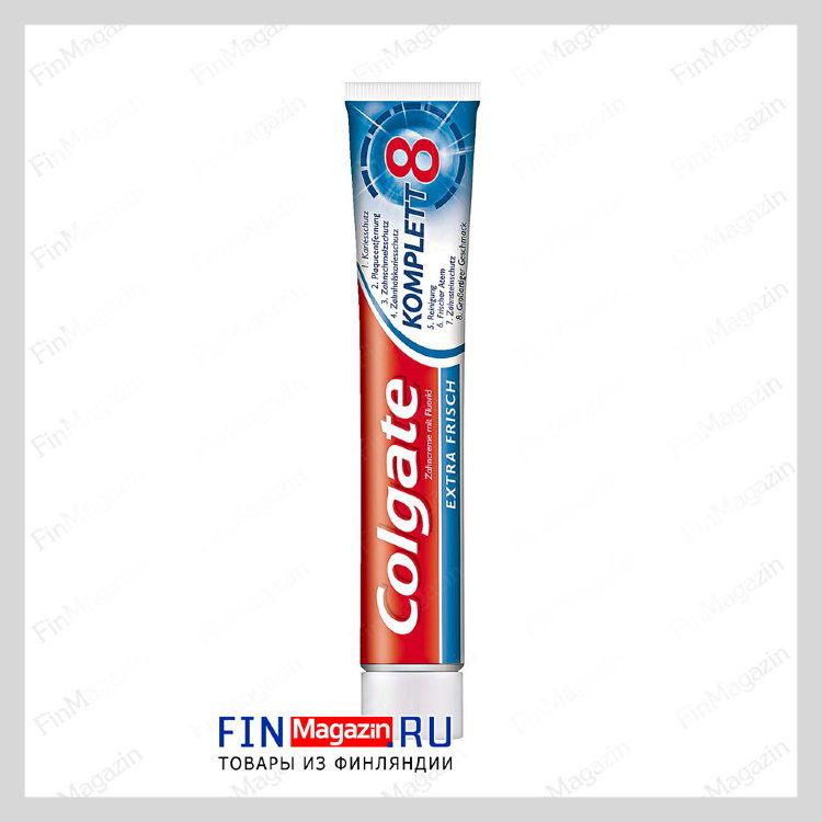 Colgate Зубная паста Komplett 8 Extra Fresh (комплекс 8 экстра свежесть ...