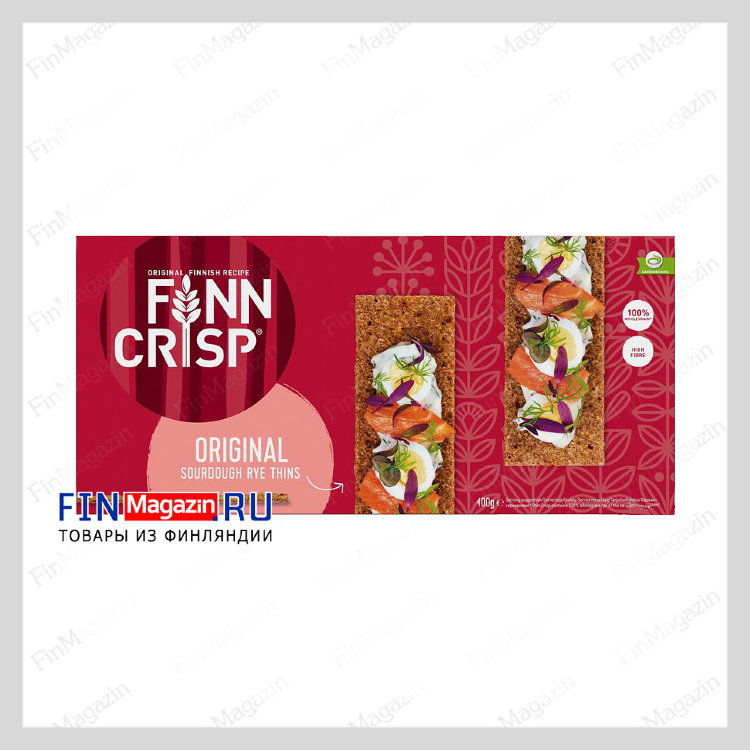 Хлебцы ржаные цельнозерновые Finn Crisp Original Taste 400 гр купить ...