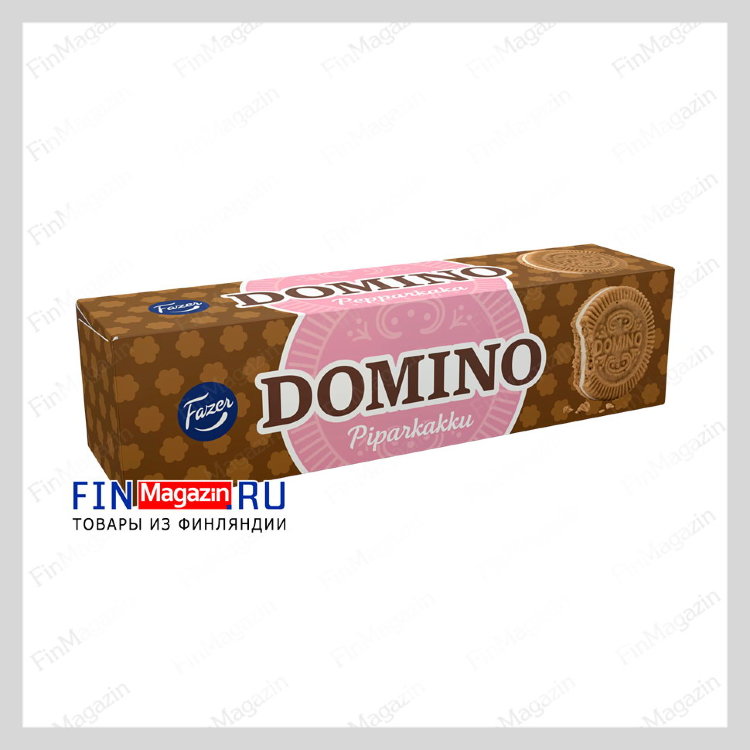 Имбирное печенье "Домино" DOMINO Piparkakku Karl Fazer 175 гр купить ...