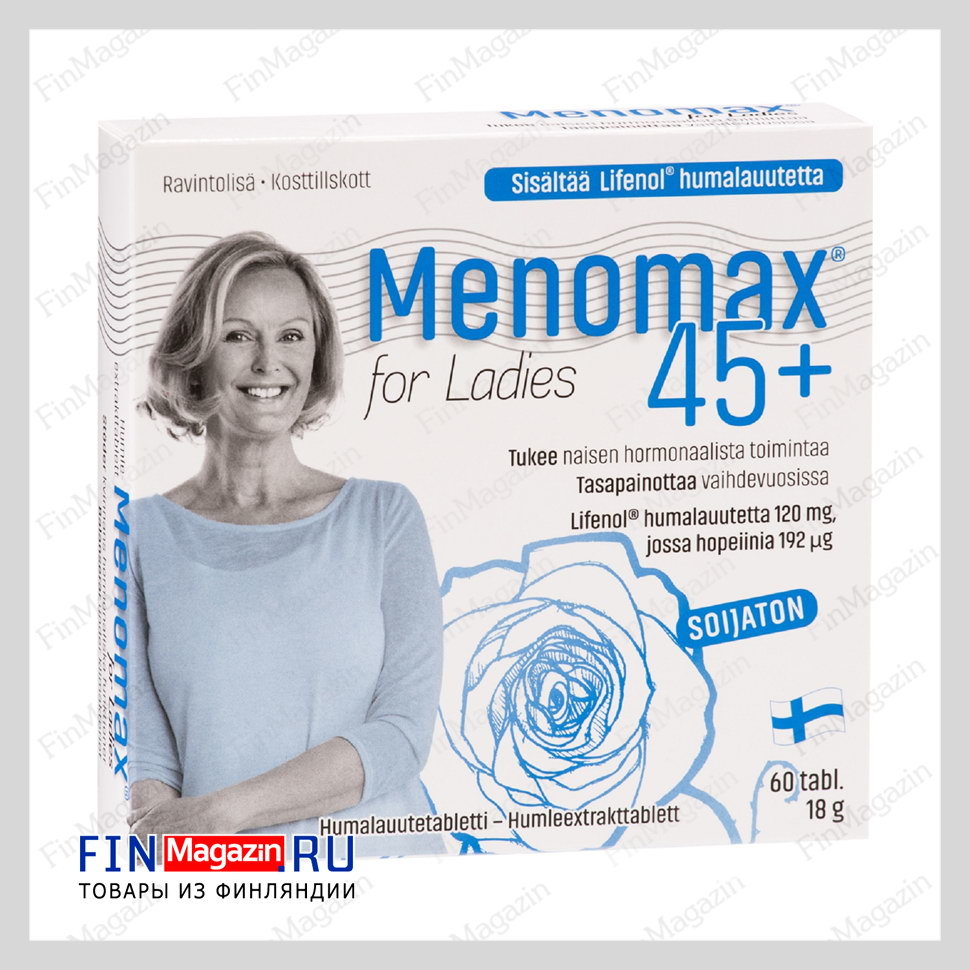 Витамины Menomax 45+ для женщин 60 таблеток Hankintatukku купить ...