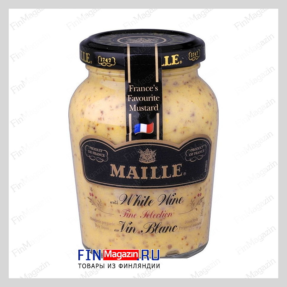 Дижонская горчица с белым вином Maille Dijon 200 мл купить | Товары из ...