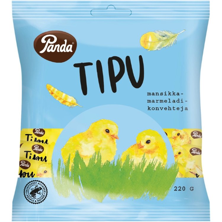 Конфеты Tipu Panda (клубничный мармелад в шоколаде) 220 гр купить ...