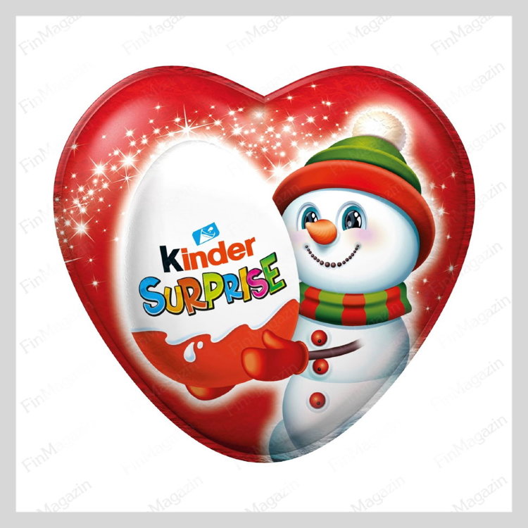 Шоколадное сердечко и игрушка Kinder 53 гр купить | Товары из Финляндии